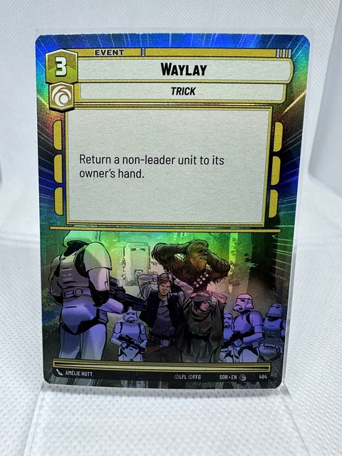 STAR WARS UNLIMITED Hyperspace Card #484 Waylay $5.15 - PicClick CA
