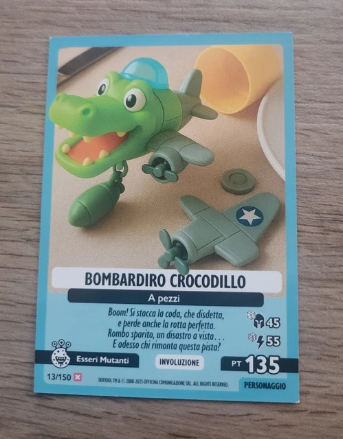 SKIFIDOL ITALIAN BRAINROT Trading Card Game Serie BETA NEU BOMBARDIRO ...