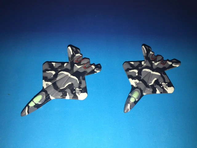 MICRO MACHINES MILITARY YF-23 Black Widow X2 Stealth Fighter Aircraft ...