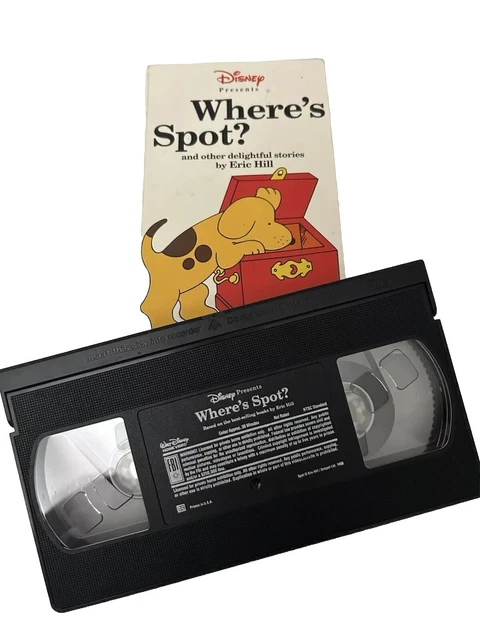 VINTAGE 1993 DISNEY “Where’s Spot?” By Eric Hill VHS Tape £11.22 ...