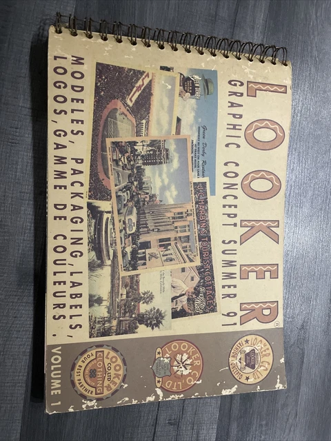 LIVRE LOOKER GRAPHIC packaging,labels, logos, gamme de couleurs,volume ...