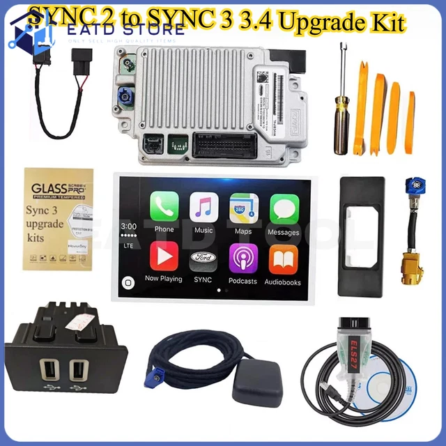 FIT FOR FORD Sync3 APIM Module Carplay Factory SYNC 2 to SYNC 3 3.4 ...