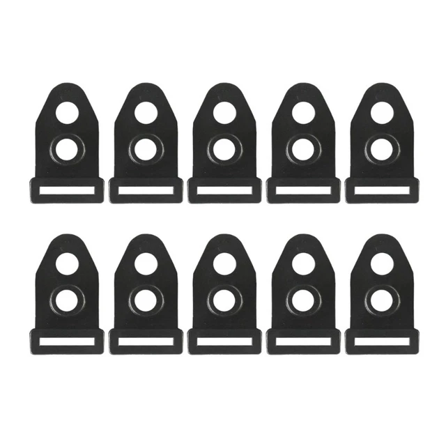 10PCS CAMPING TENT Ground Fixed Clip Nails Poles Rod Feet Clamp Tent ...