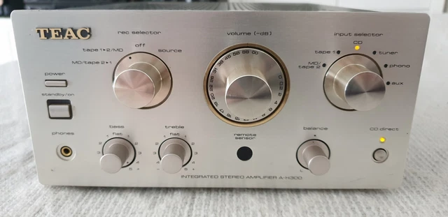 TEAC A-H300 STEREO Integrated Amplifier VGC £95.00 - PicClick UK