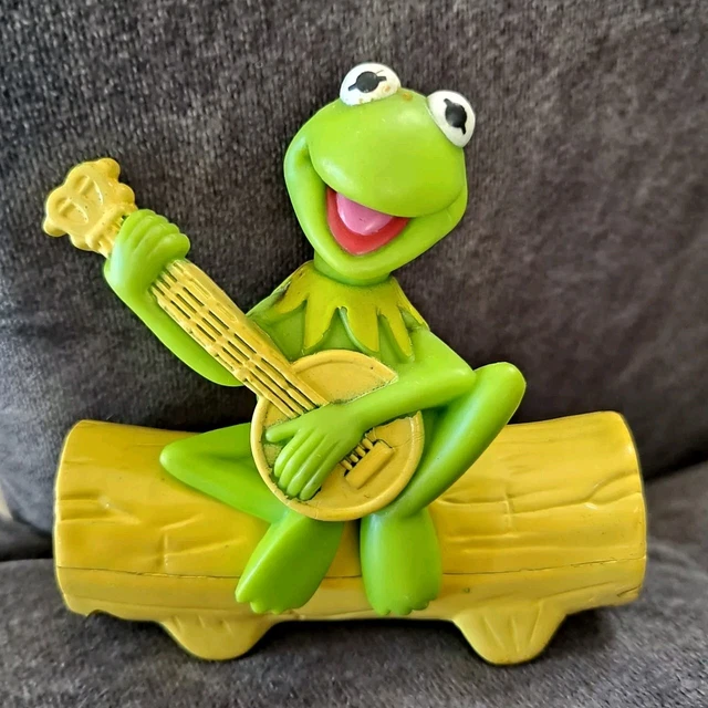 KERMIT THE FROG DIE CAST Playing Banjo Muppets Sesame Street Henson ...
