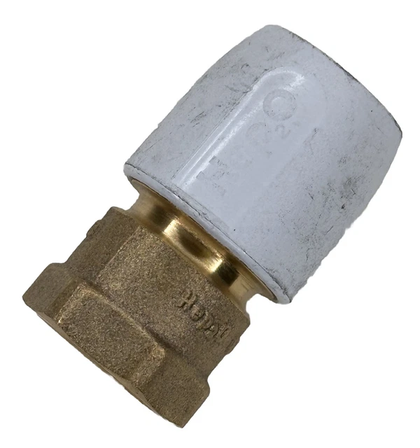 WAVIN HEP2O 15MM X 1/2” BSP Push Fit Brass Female Iron Adaptor BSP HX28 ...