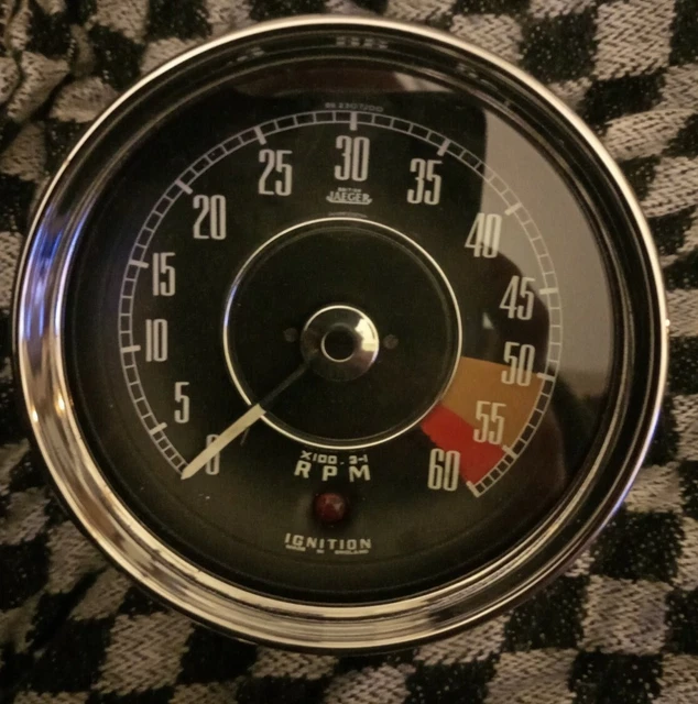ORIGINAL BRITISH JAEGER Manual Rev - Compteur / Tachomètre - Aston ...