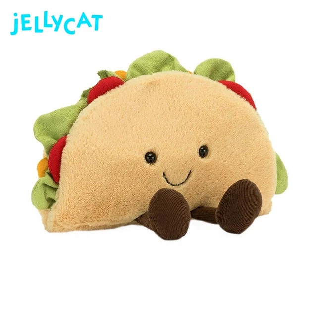 JELLYCAT 15CM AMUSEABLE Taco: Soft Squishy Stuffed Food Plush Toy for ...