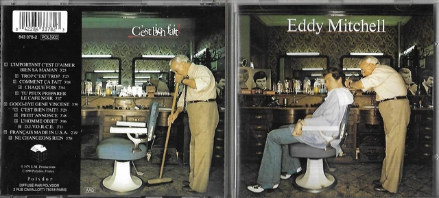 CD 12T EDDY MITCHELL C'EST BIEN FAIT 1979 REEDITION 1990 843 378-2 ...