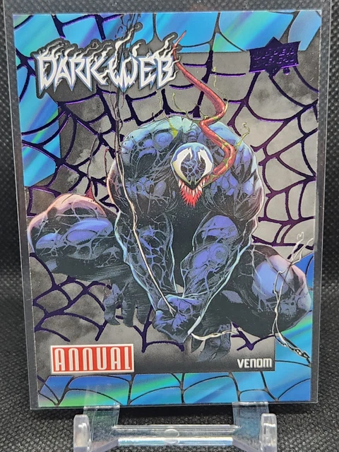 VENOM 2023-24 UPPER Deck Marvel Annual Dark Web Purple 66/99 DW-11 £47. ...