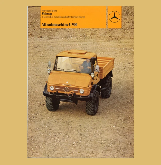 UNIMOG U 900 84 PS Mecedes Benz Original 1982 EUR 15,00 - PicClick FR