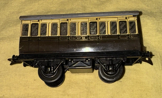 PRE-WAR HORNBY O Gauge GWR No. 1 Coach £15.00 - PicClick UK
