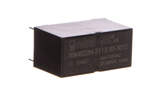 SUBMINIATURE SIGNAL RELAY 2P 0,6A 12V DC PCB RSM822N-2112-85-S012 ...