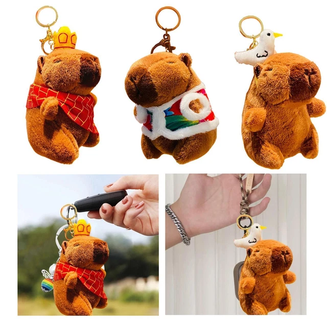 CUTE CAPYBARA PLUSH Toy Keychain Cute Capybara Plush Doll for Girls ...