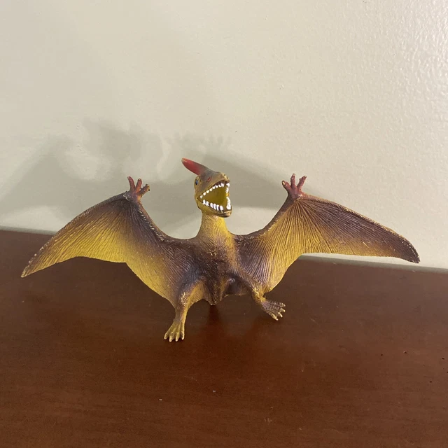 VINTAGE DINOSAUR PTERANODON Pterodactyl Plastic Toy Figure 1980s £18.20 ...