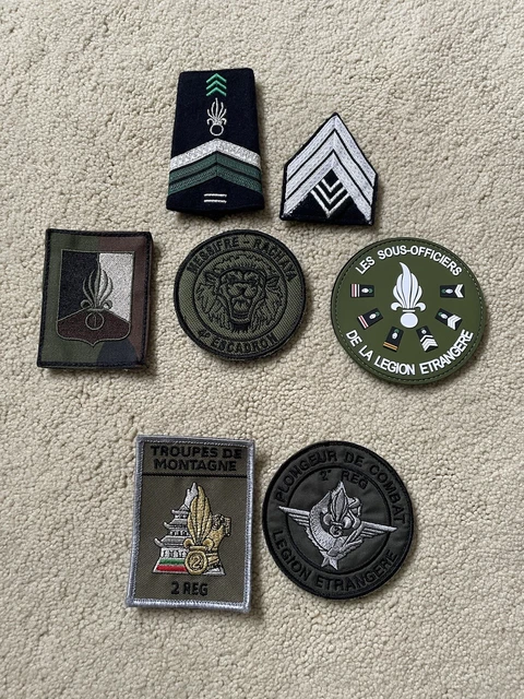 FRENCH FOREIGN LEGION Patch Badge Set. Legion Etrangere Insigne Ecusson ...