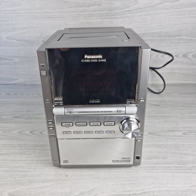 PANASONIC SA-PM28 5 Cd Changer Compact Stereo Cd Player Hi Fi £29.99 ...