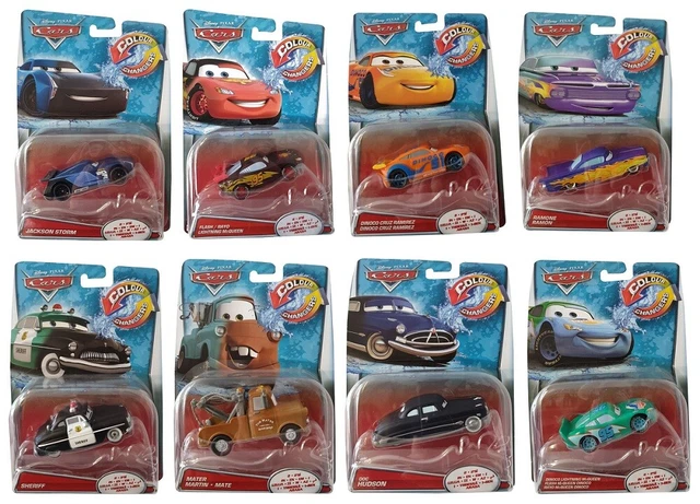 MATTEL DISNEY PIXAR Cars Die-Cast Colorchange différentes voitures ...