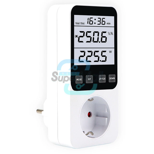 SMART POWER ENERGY Meter Socket Analyzer Voltage Current Electricity ...
