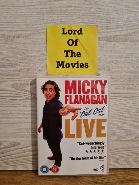 MICKY FLANAGAN THE Out Out Tour Live (DVD, 2011) Stand Up Comedian ...