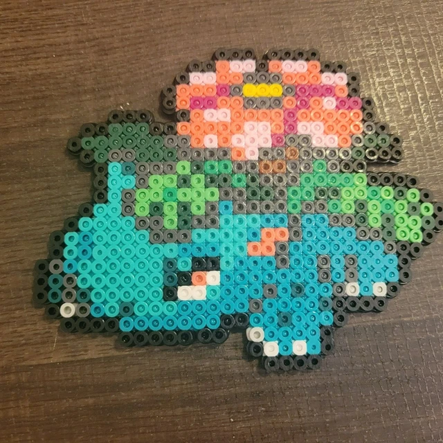 VENUSAUR MENU ICON Perler Bead Pixel Art EUR 5,71 - PicClick FR
