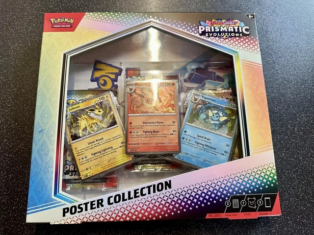 POKÉMON TCG - Scarlet & Violet Prismatic Evolutions Poster Collection Box NEW £27.00 - PicClick UK