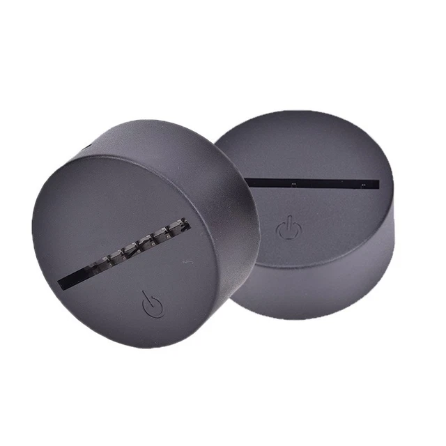 USB CABLE TOUCH Lamp Bases For 3D LED Night Light 7 Color Light Base ...