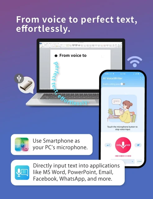 AI VOICEWRITER – Smart Dictation & AI Writing Assistant for Windows ...
