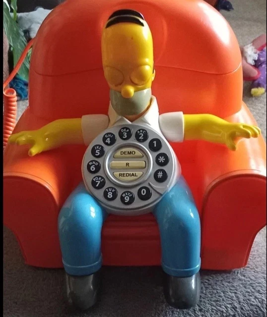 THE SIMPSONS “ Homer Simpson Animated Telephone Land Line 2004 £55.82 ...