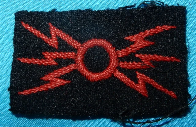 WW2 RAOC RADIO Opérateur Royal Army Munition Corps Patch Commercial ...