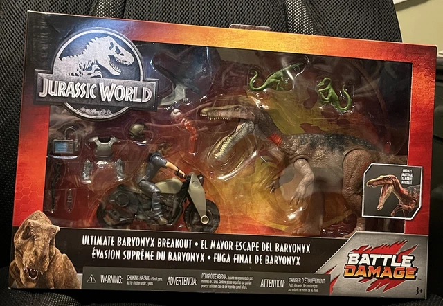 JURASSIC WORLD BATTLE Damage Ultimate Baryonyx Breakout Set EUR 42,72 ...
