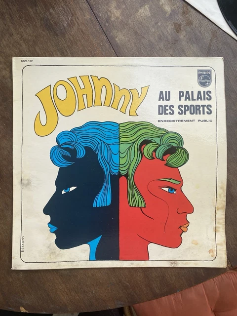 RARE VINYLE 33T Johnny Halliday et ses fans Palais des sports 1967 Pas ...