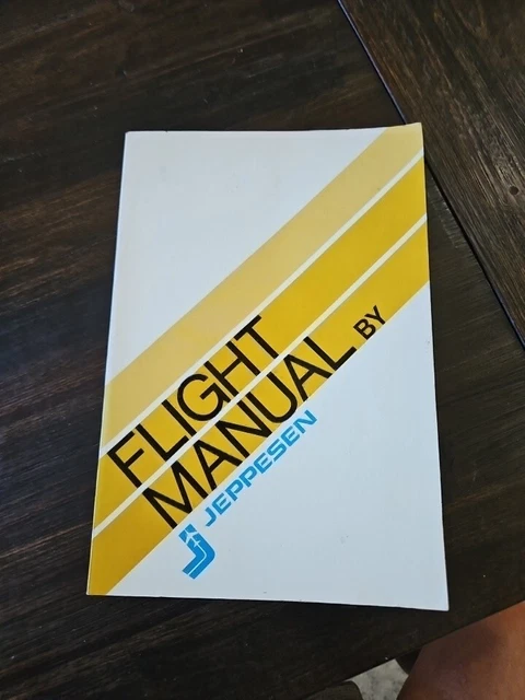 AVIATION: FLIGHT MANUAL Jeppesen Flying Aircraft Training 1973 1974 EUR ...
