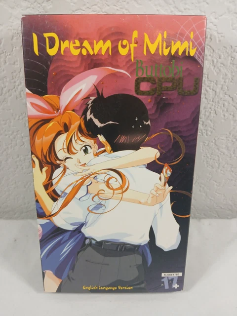 BUTTOBI CPU ANIME I Dream Of Mimi VHS Rare Htf OOP Complete ENGLISH ...