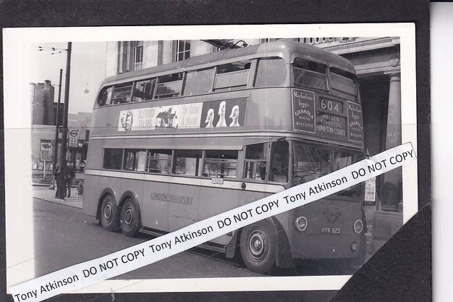 LONDON TRANSPORT - Q1 Type Trolley Bus No. 1825 @ Wimbledon - Photo ...
