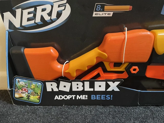 NERF ROBLOX ADOPT Me Bees! Lever Action 8-Dart Drum Blaster con 8 ...