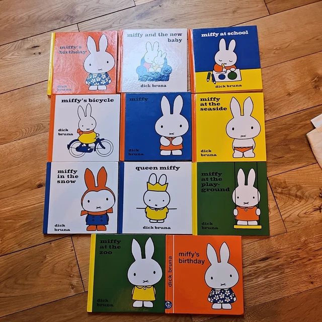 MIFFY BOOK SET of 10. with miffy bag + 1 extra book £25.00 - PicClick UK