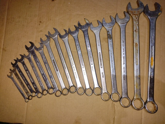 BRITOOL RJ SPANNERS- Imperial SIZES; £150.00 - PicClick UK