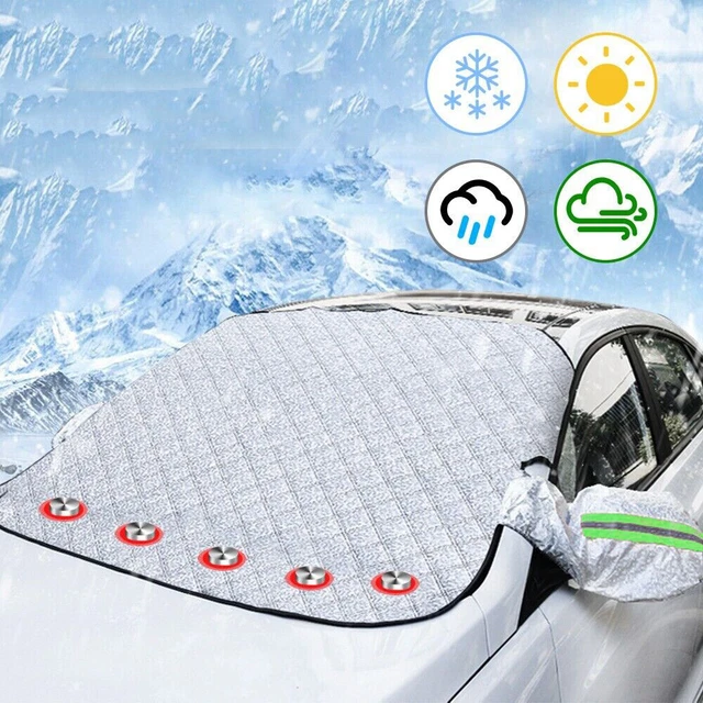 CAR WINDSCREEN COVER Magnetic Ice Frost Shield Snow Protector Sun Shade ...