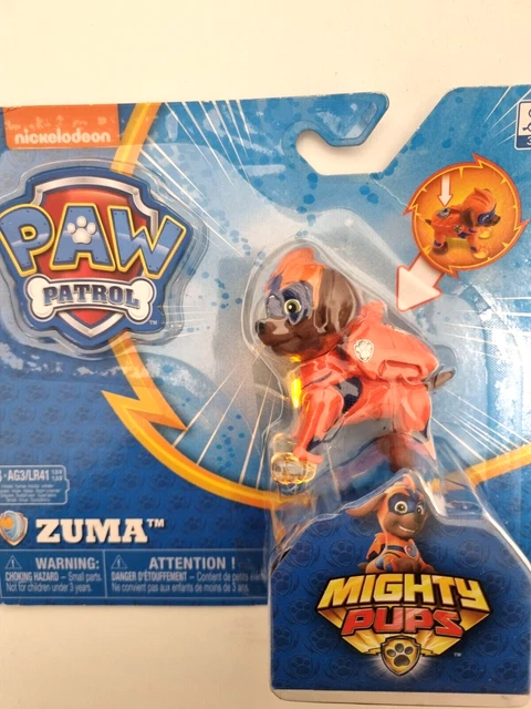 PAW PATROL MIGHTY pups Zuma figure £12.90 - PicClick UK