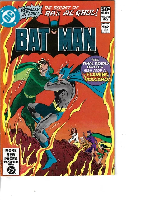 BATMAN 335 RA'S Al Ghul Talia Catwoman VG/F 1981 Glossy EUR 18,16 ...