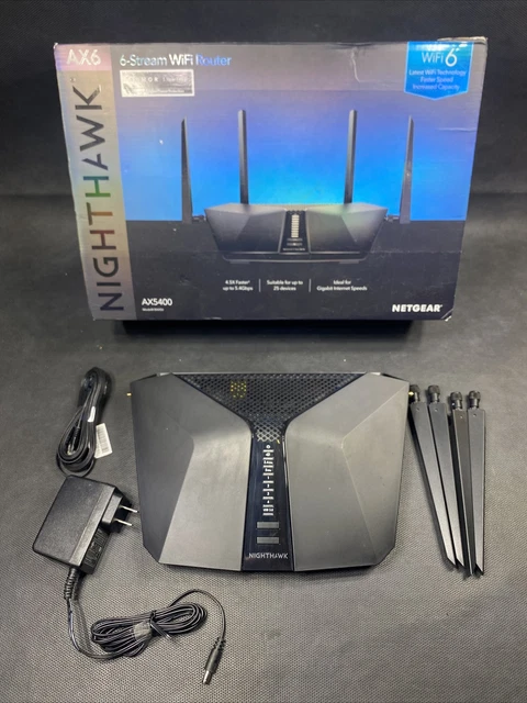 NETGEAR NIGHTHAWK 6-STREAM AX5400 WiFi 6 Router (RAX50) Dual Band $84. ...