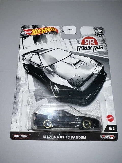2023 HOT WHEELS Premium Car Culture Chase Ronin Run Mazda RX7 FC Pandem ...