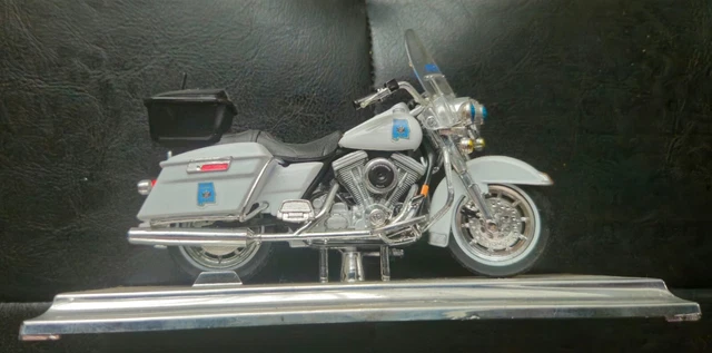 MAISTO ALABAMA STATE Trooper Harley Davidson Cop 1:18 1/18 Model Bike ...