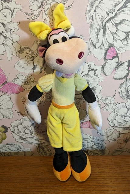 DISNEY CLARABELLE COW Plush Mickey Mouse Clubhouse Soft Toy 15" RARE ...