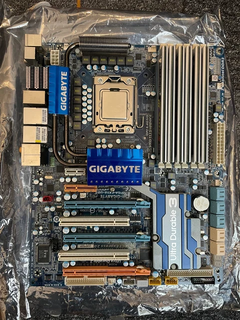 GIGABYTE GA-EX58-UD5 MOTHERBOARD Socket 1366 - i7 920 - 6GB RAM £33.96 ...