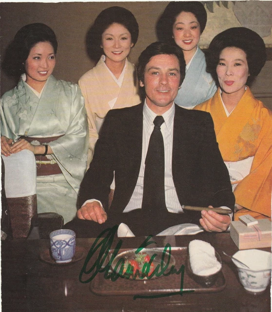 ALAIN DELON: SIGNED Star Cinéma - Autograph Original Authentic / press ...