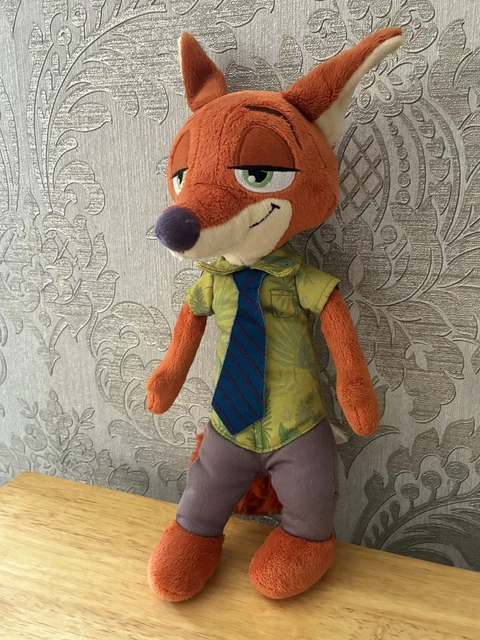 DISNEY ZOOTOPIA ZOOTROPOLIS Talking Nick Wilde Fox Soft Toy 12" Plush £ ...