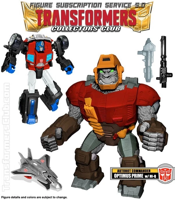 TRANSFORMERS BOTCON MISB TFCC Double Pretender Optimus Prime Sub TFSS 5 ...