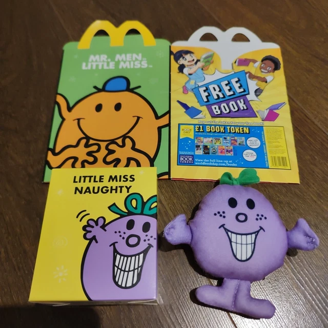 MCDONALDS HAPPY MEAL Toy Mr Men & Little Miss - Little Miss Naughty ...